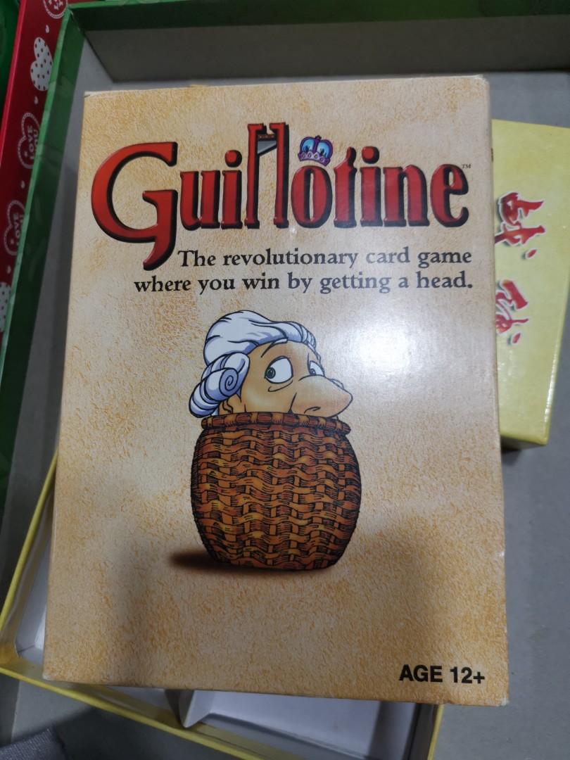 Guillotine Card Game with sleeves, Hobbies & Toys, Toys & Games on ...