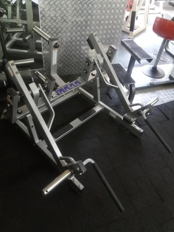 Hammer Strength Ground Based Plate loaded Iso-lateral Squat/High pull ...