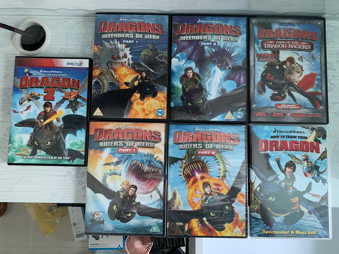 How to train your dragon dvds, Hobbies & Toys, Music & Media, CDs ...