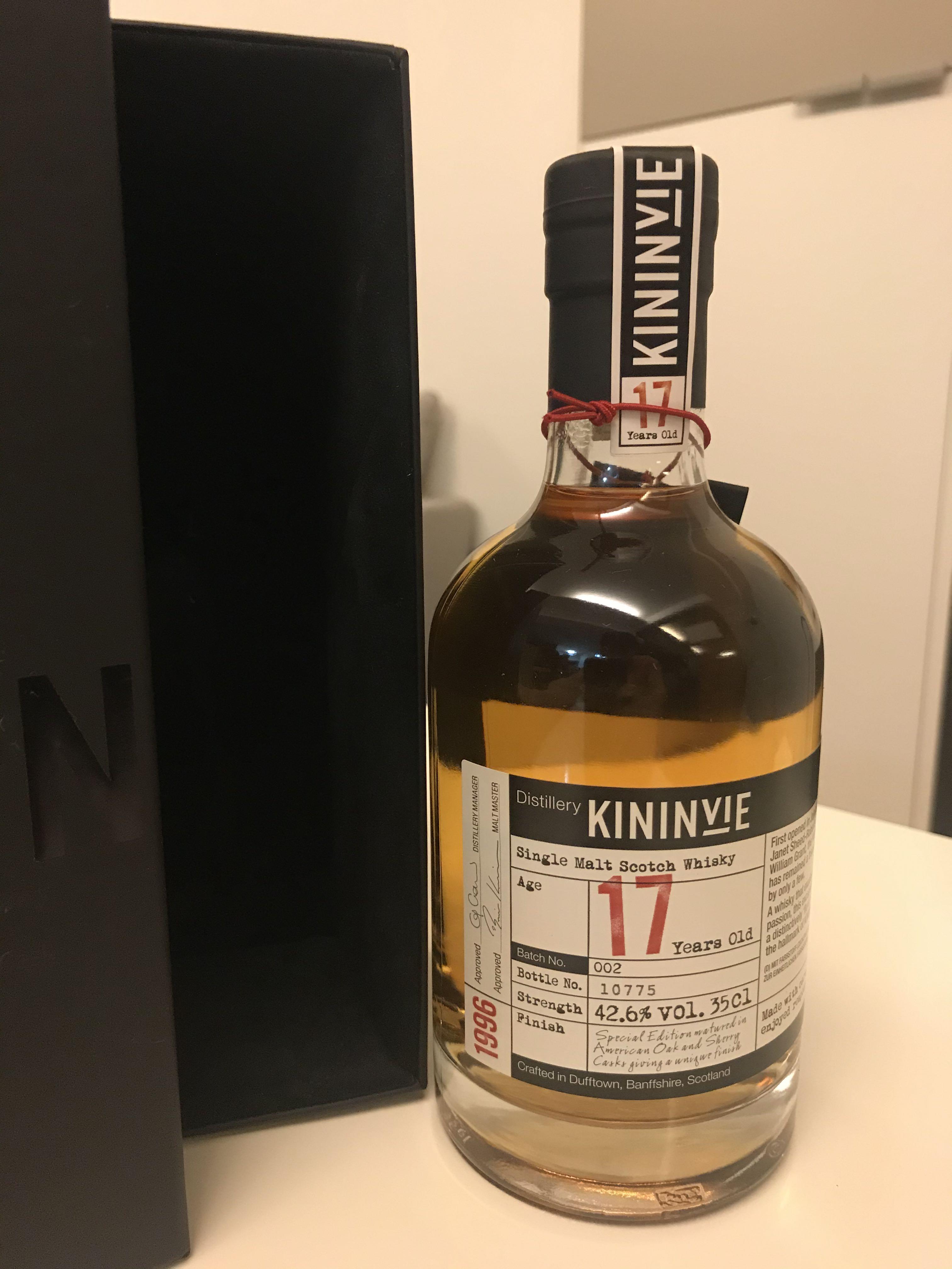 Kin invite 17 Year Old Single Malt Scotch Whisky (Travel Exclusive ...