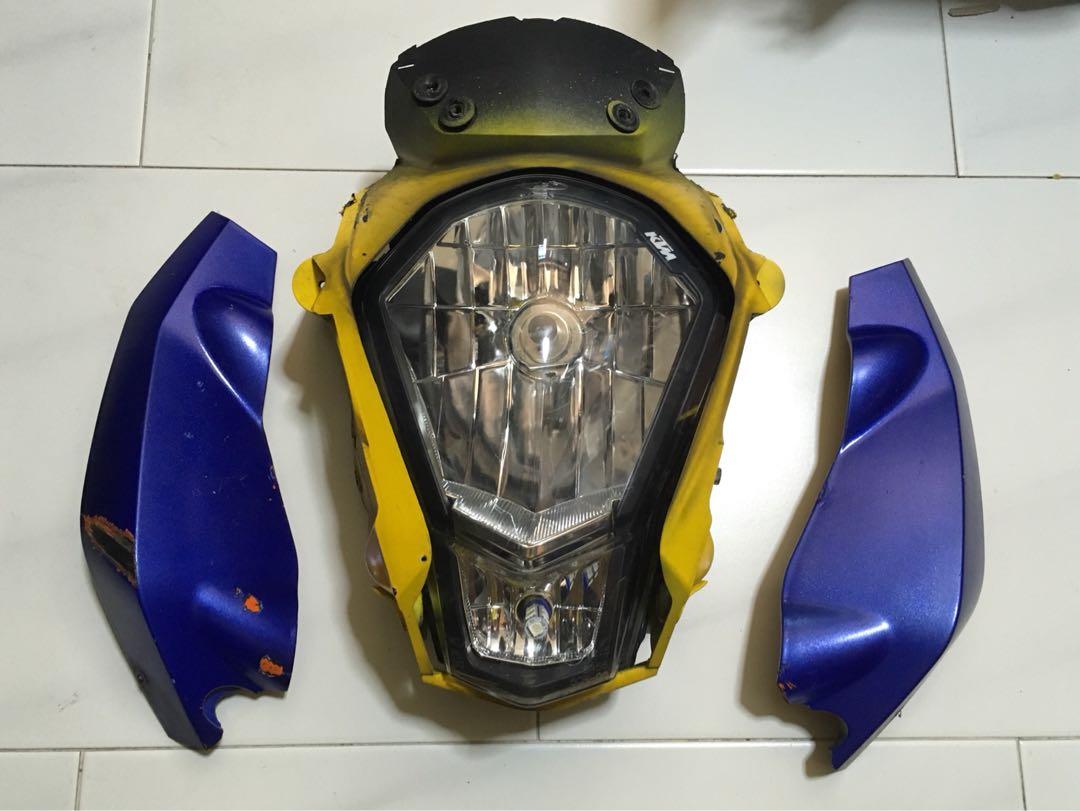 KTM Duke Headlight Assembly, Motorcycles, Motorcycle Accessories on ...