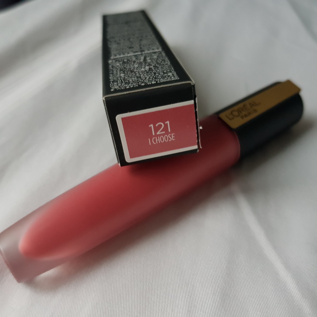 L'oreal 121 I Choose Rouge Signature, Beauty & Personal Care, Face ...