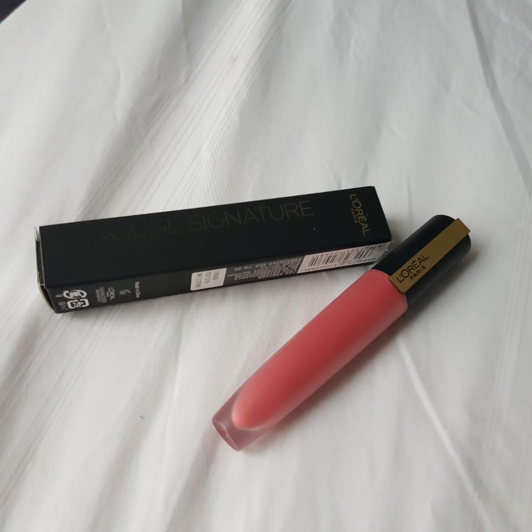 L'oreal 121 I Choose Rouge Signature, Beauty & Personal Care, Face ...