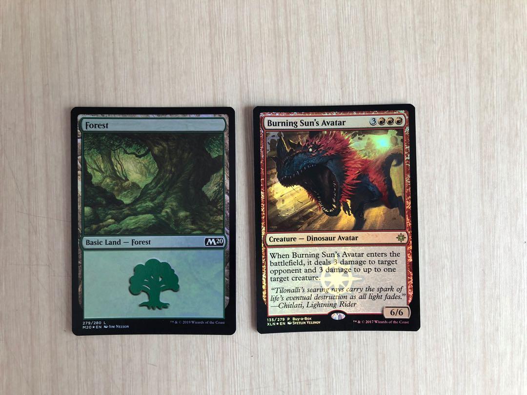 Magic the gathering forest and creatures, Hobbies & Toys, Toys & Games ...
