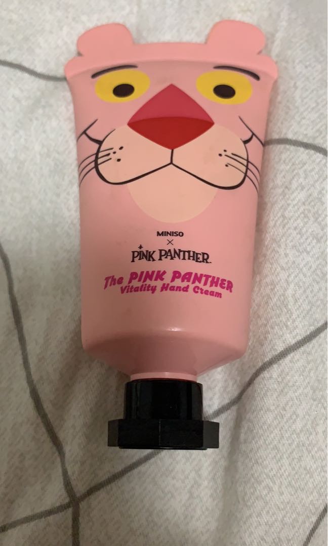 New* Miniso Pink Panther Hand Cream, Beauty & Personal Care, Bath ...