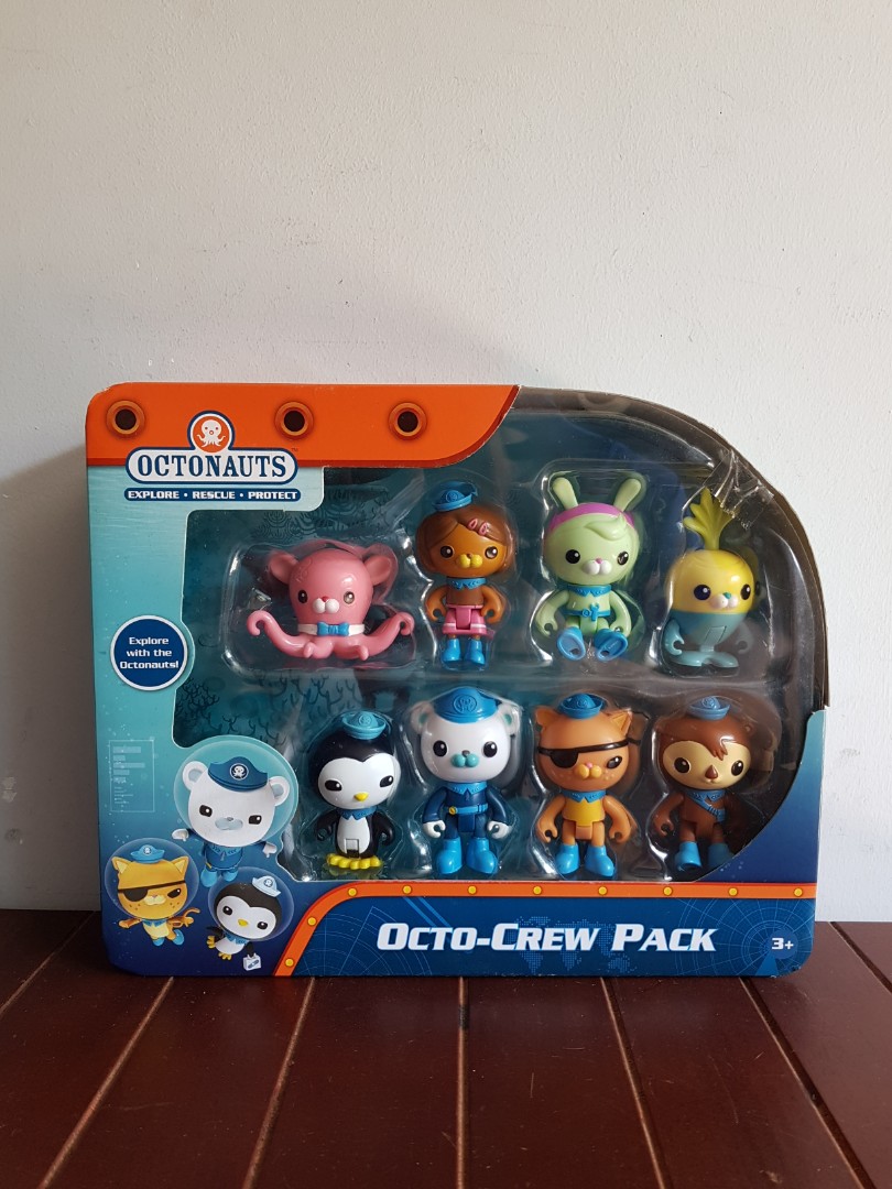 Octonauts Octo-Crew Pack Barnacles, Kwazii, Peso, Shellington, Tweak ...