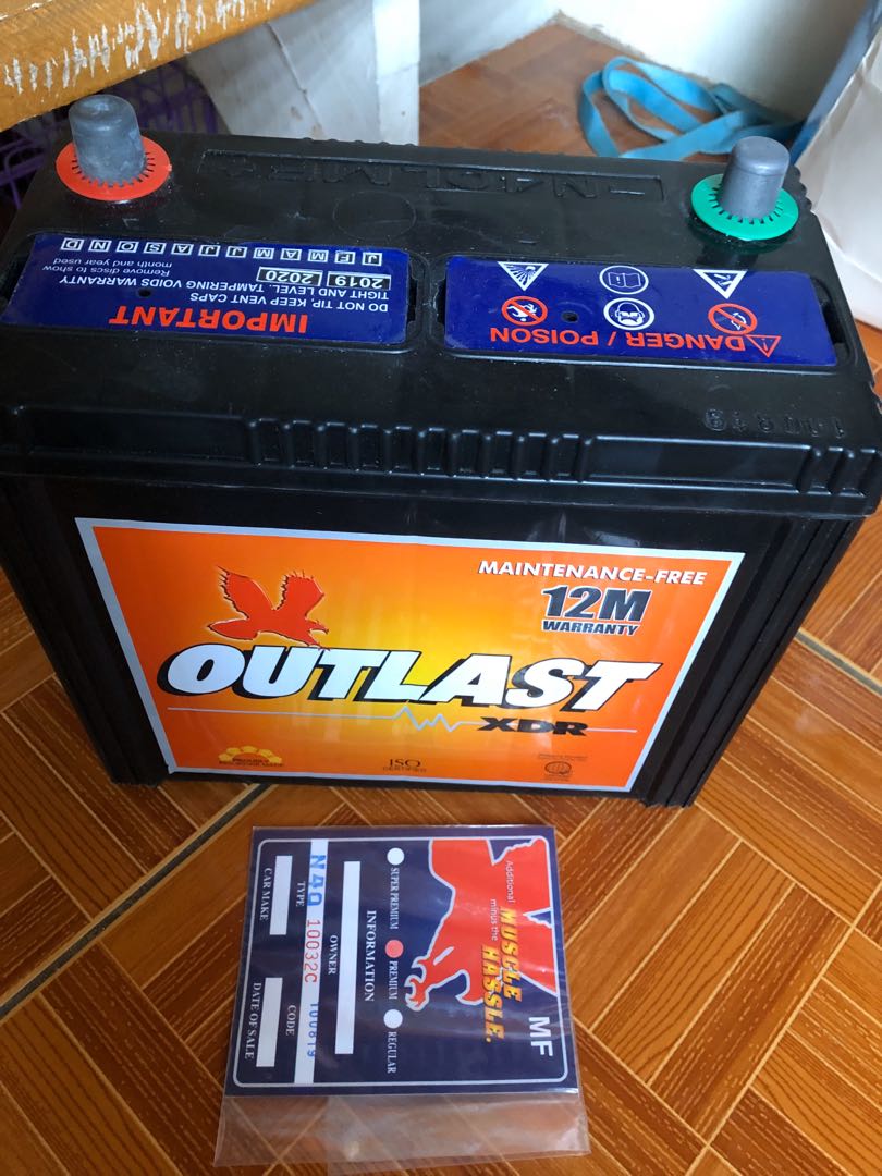 Outlast N40 Battery, Car Parts & Accessories, Other Automotive Parts ...
