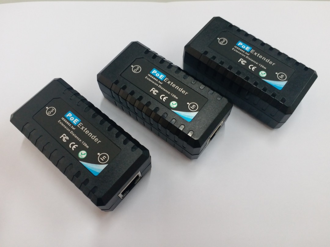 POE extender, IEEE 802.3af, extend distance 120m, 電腦＆科技, 電腦周邊及配件, Wifi及 ...