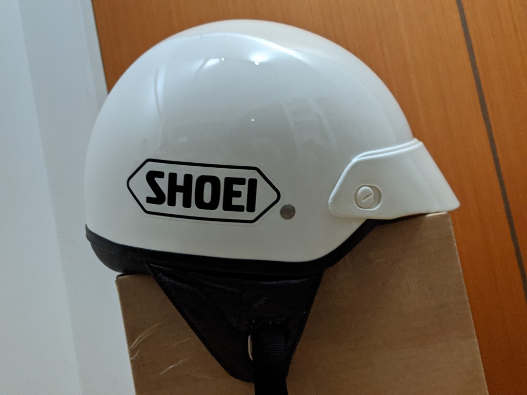 Shoei half helmet, Motorcycles, Motorcycle Apparel on Carousell