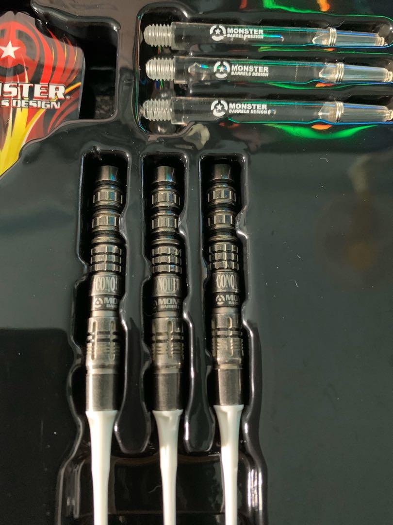 Soft tip darts - Monster Conqueror 3 (Adrian Gray barrel), Sports ...