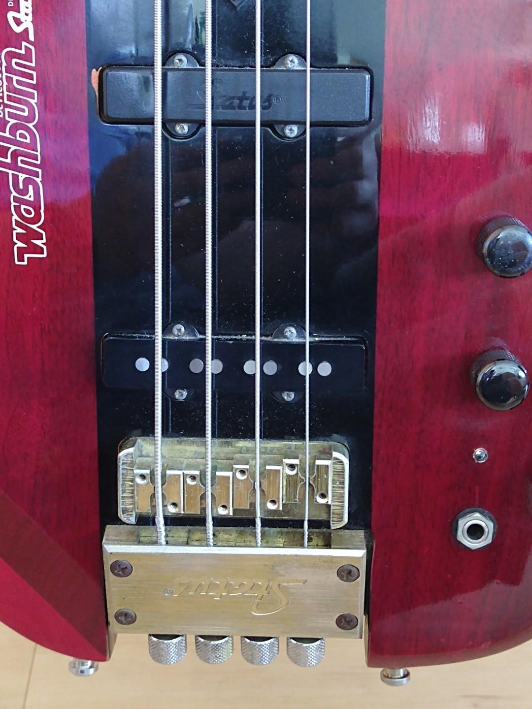 Status Washburn Series 1000 headless active Bass Guitar, Hobbies & Toys ...