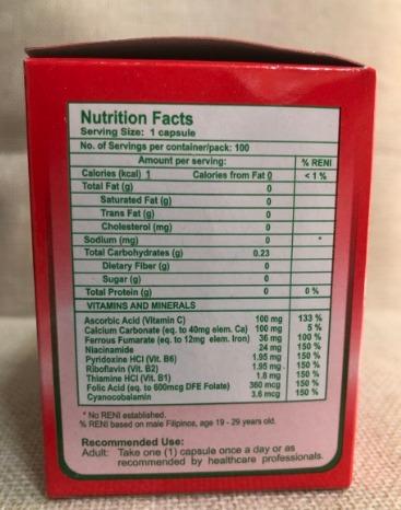 Stressoff 100pcs Stresstabs Generic with Vitamin C and Multivitamins ...