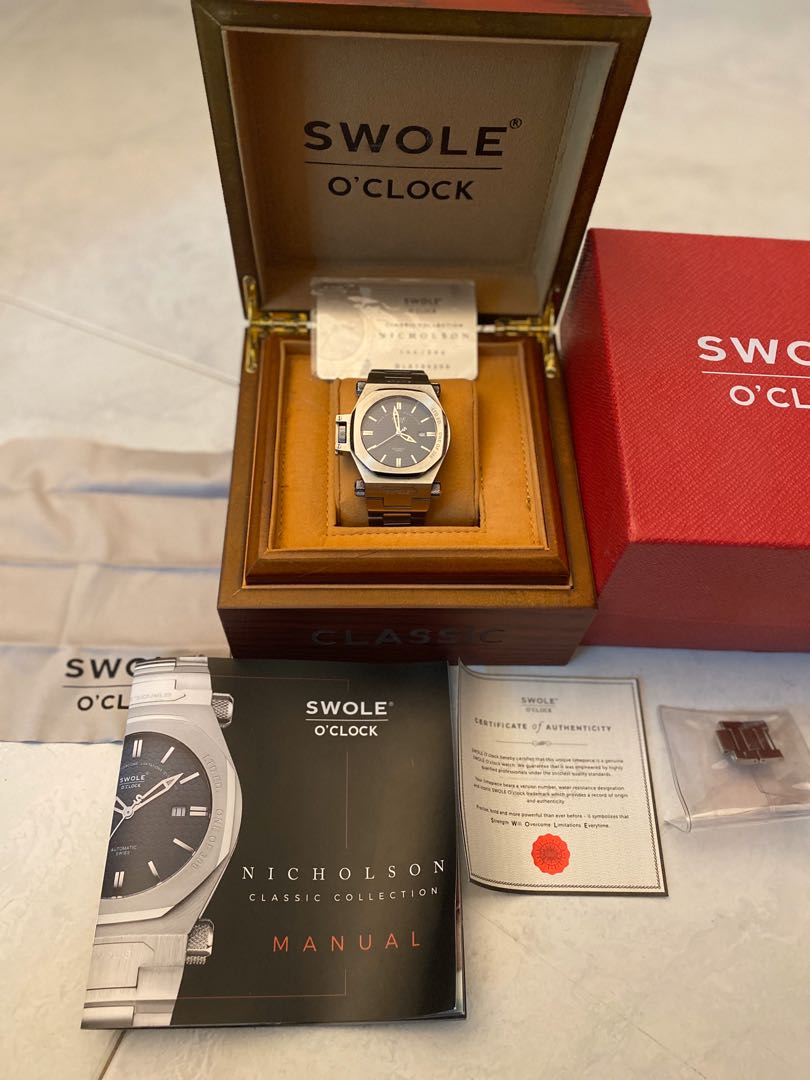 Swole o clock limited edition Rare nicholson watch, Luxury, Watches on ...