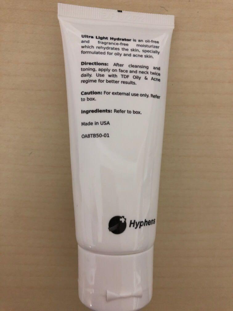 tdf Derma Formula Ultra Light Hydrator Oil-free Moisturizer, Beauty ...