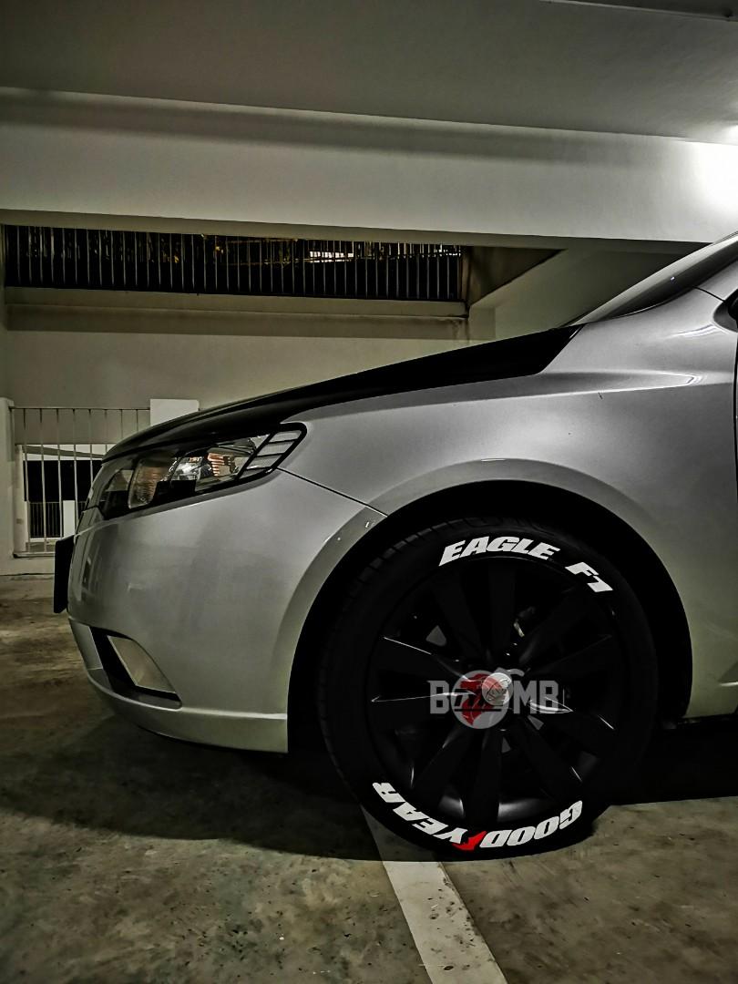 Tyrebomb / tyre tag / tyre sticker / tyre kit / tyre decal, Car ...