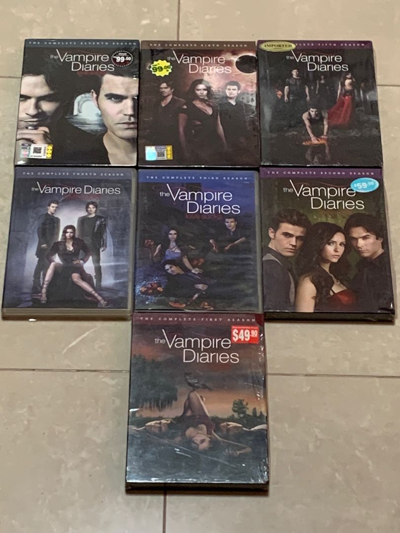 Vampires Diaries DVD set Seasons 1 - 7 !, Hobbies & Toys, Music & Media ...