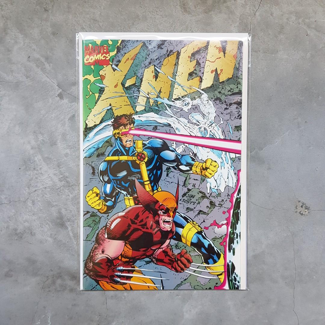 X-Men #1 (Lot of all 5 Variants) 1991 Jim Lee Series, Gatefold Special ...