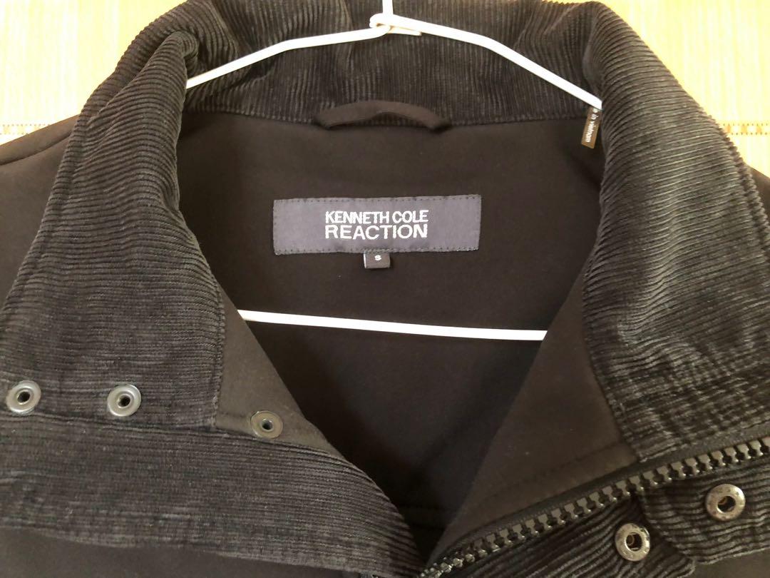~專櫃 全新 KENNETH COLE REACTION 黑色 防風 防潑 外套～, 他的時尚, 外套、夾克、大衣在旋轉拍賣