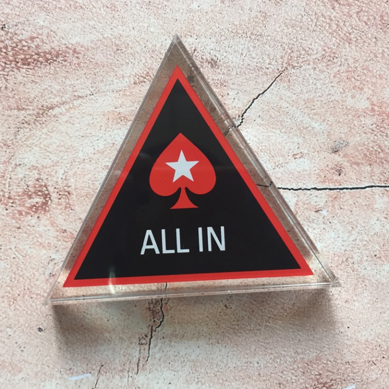 德州撲克 All-in Button, 興趣及遊戲, 手作＆自家設計, 工藝用品及工具 - Carousell