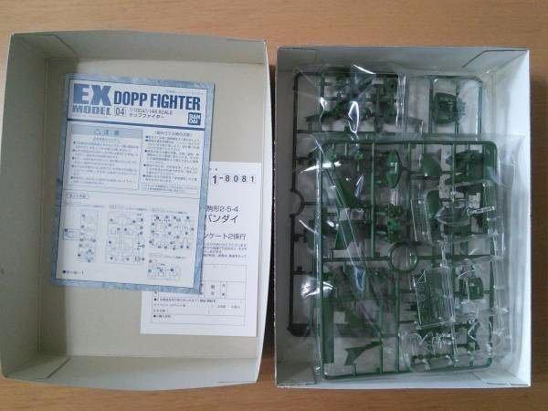 全新 Bandai 1/100 & 1/144 EX-Model Dopp Fighter EX-04 0079 one year war ...
