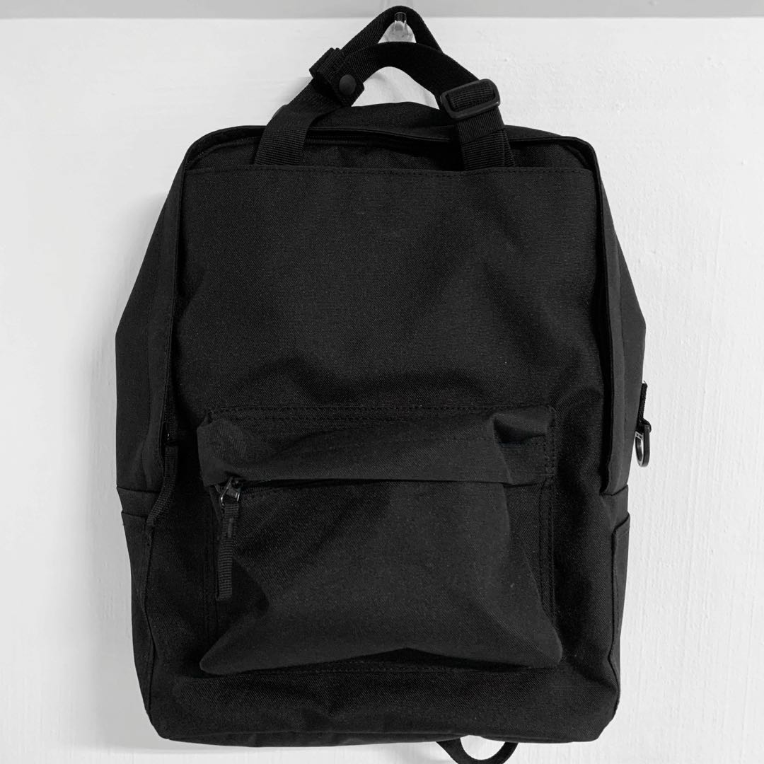 BN MUJI BACKPACK - Black, Women's Fashion, Bags & Wallets, Cross-body ...