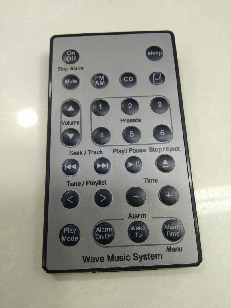Bose Wave Remote Control, TV & Home Appliances, TV & Entertainment ...