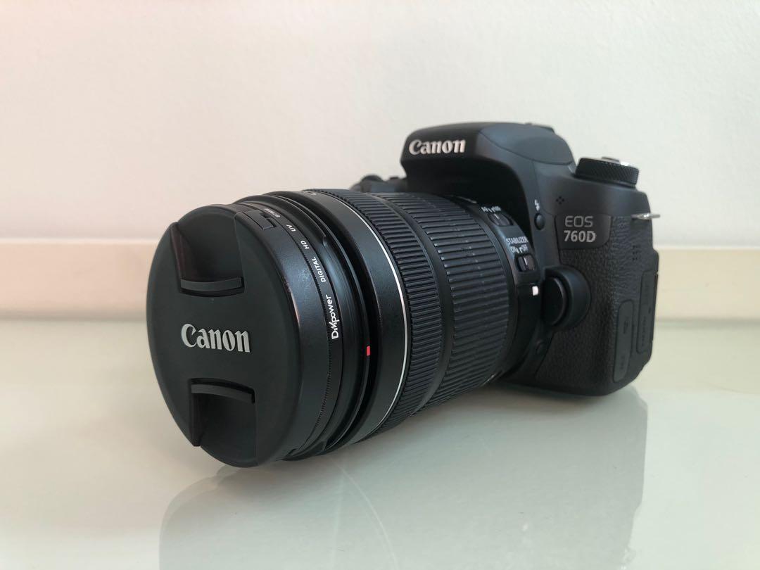 Canon 760D including accessories and camera bag, Photography, Cameras ...