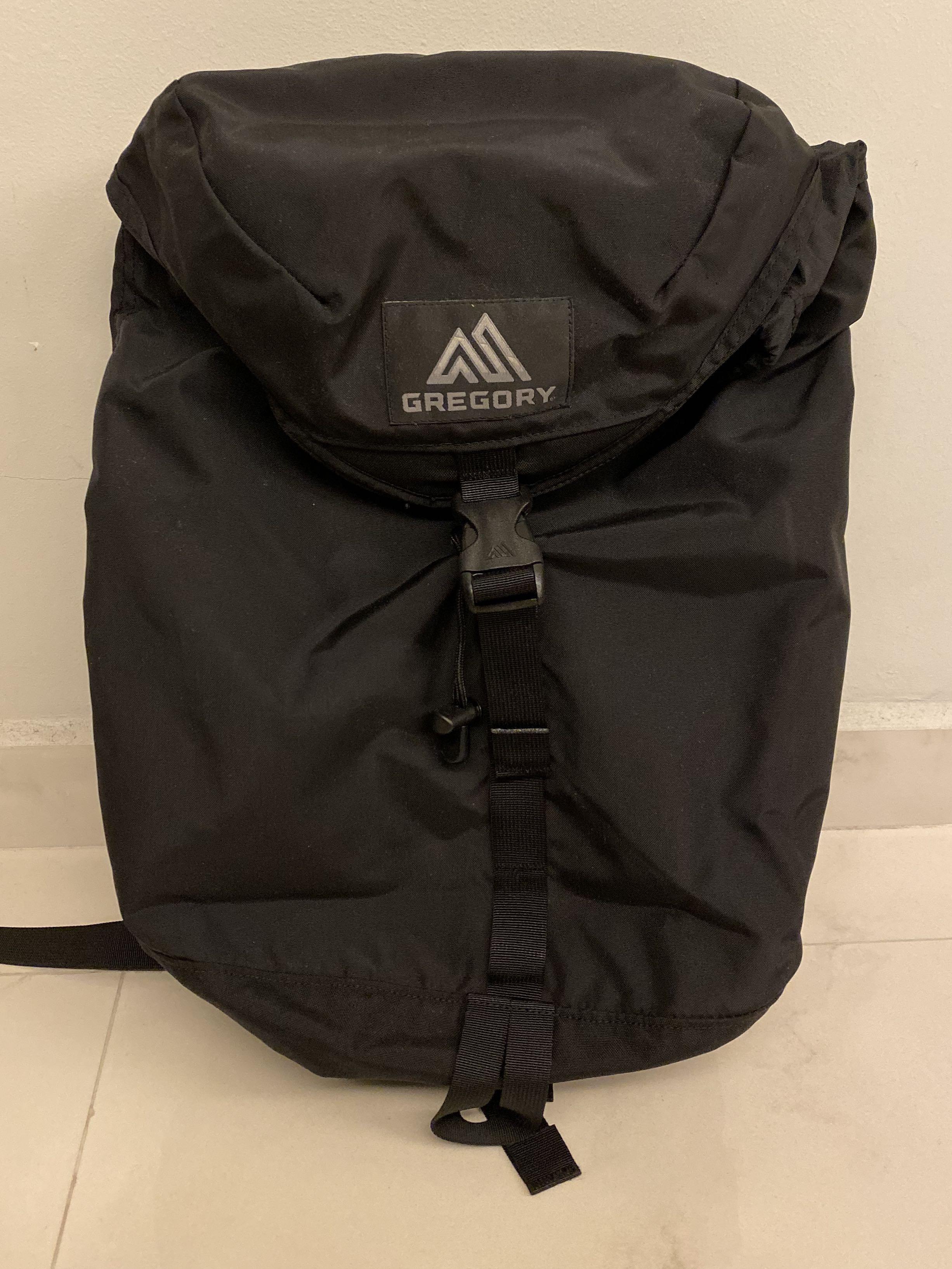 Gregory Backpack (Black), Men's Fashion, Bags, Backpacks on Carousell