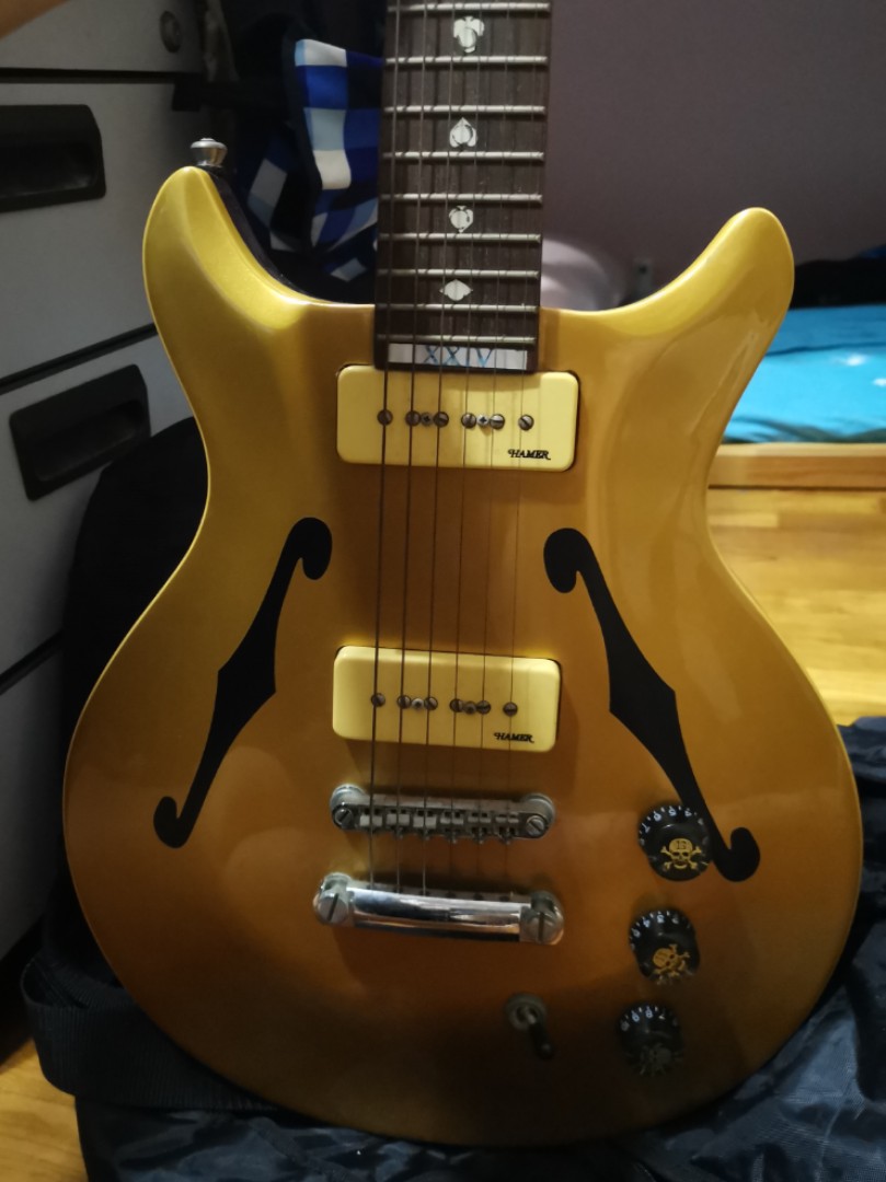 Hamer XT series Sunburst A/T P90 Electric Guitar, Hobbies & Toys, Music ...