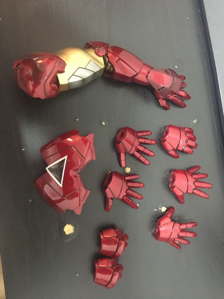 Hot toys Iron man hands, Toys & Games, Bricks & Figurines on Carousell