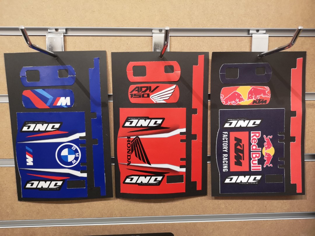 IU unit decals, Motorcycles, Motorcycle Accessories on Carousell