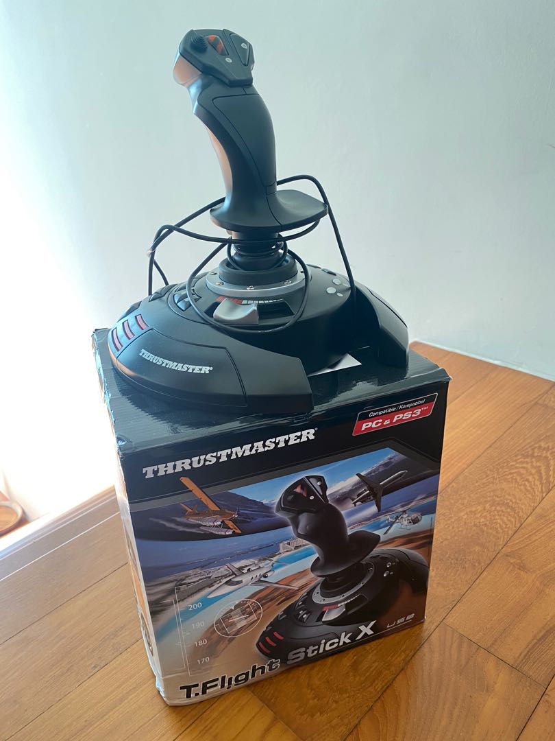 Joystick Thrustmaster Flight StickX, Video Gaming, Gaming Accessories ...