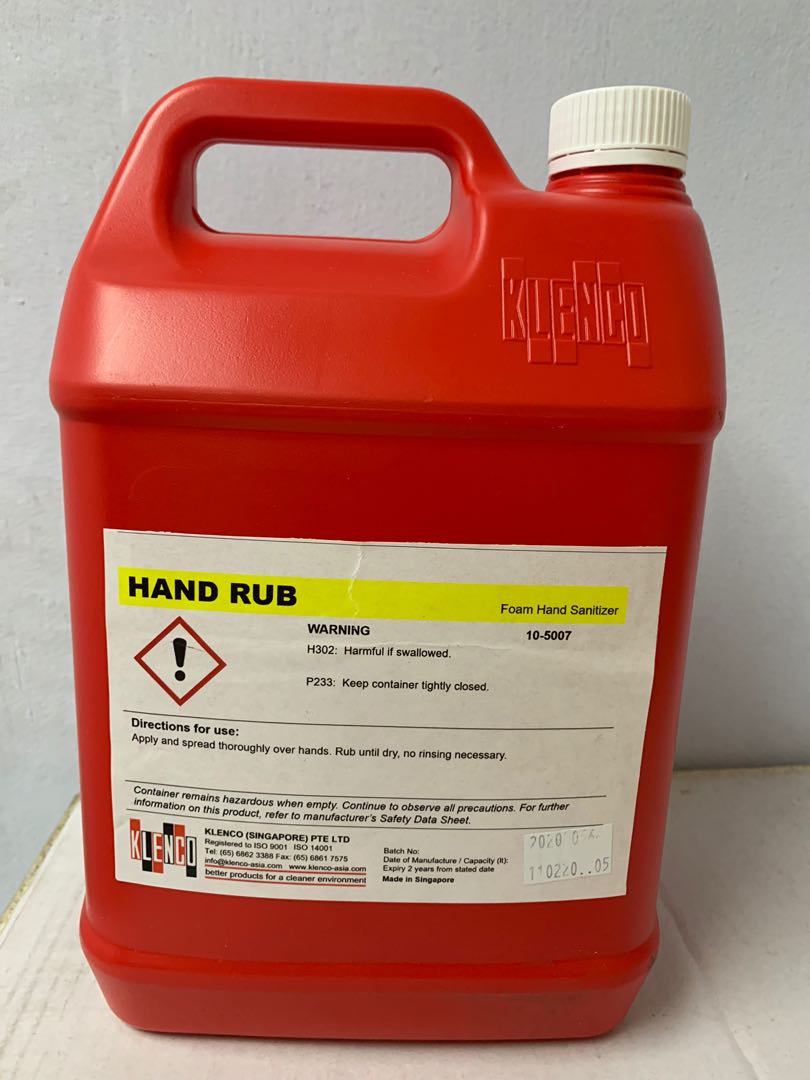 KLENCO 5L HAND RUB, Everything Else on Carousell
