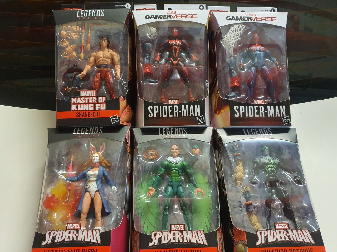 Marvel Legends DemoGoblin / White Rabbit + Velocity Suit Spiderman ...