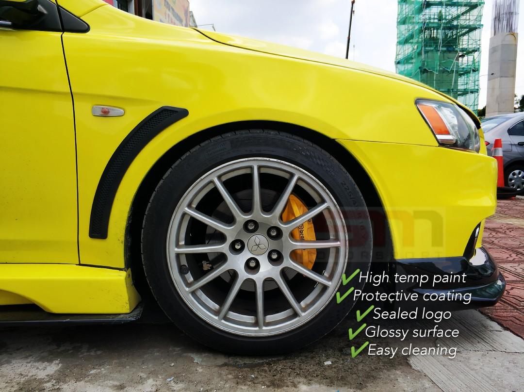 Mitsubishi Lancer Evo10 Brembo Caliper Repainting Yellow Color, Auto ...