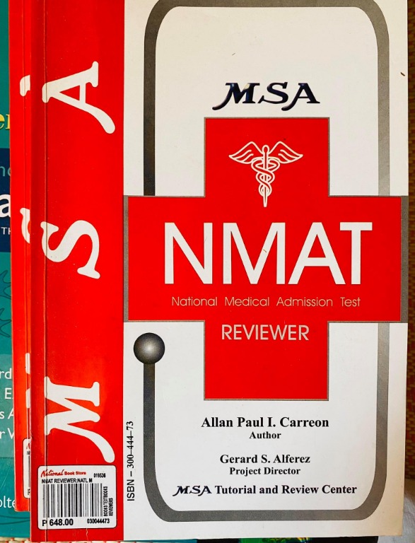 MSA NMAT Reviewer Set - Cheap Medical Books RUSH, Hobbies & Toys, Books ...