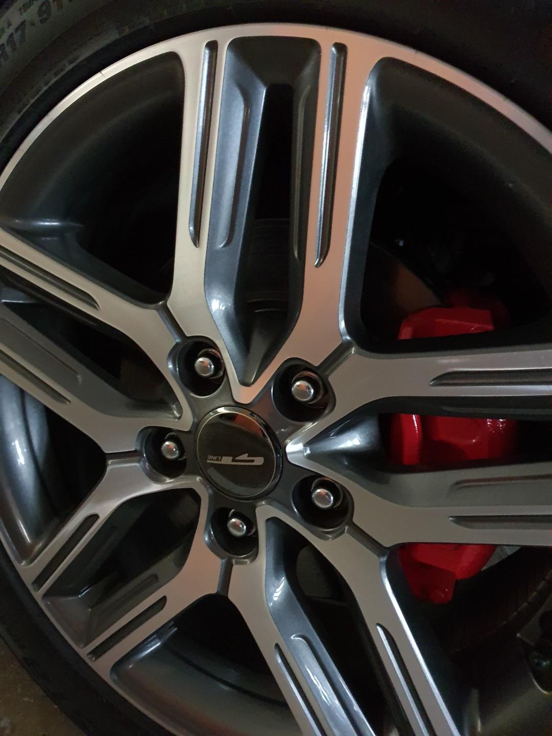 Original KIA rims 17 inch with tyre., Car Accessories, Tyres & Rims on ...