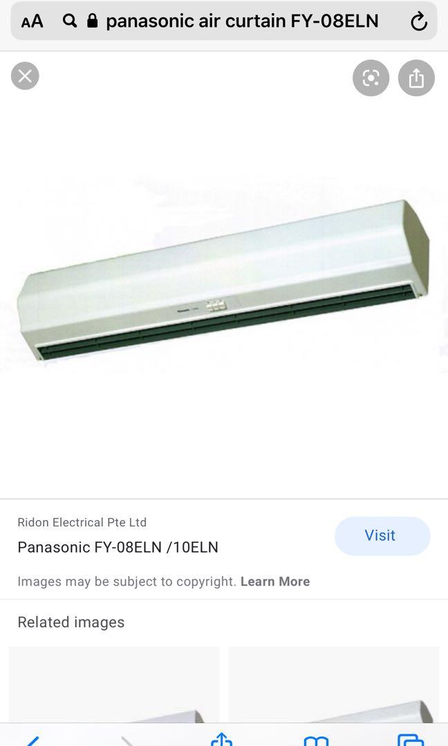 Panasonic air curtain(2 pieces)..100$ each, Furniture & Home Living ...