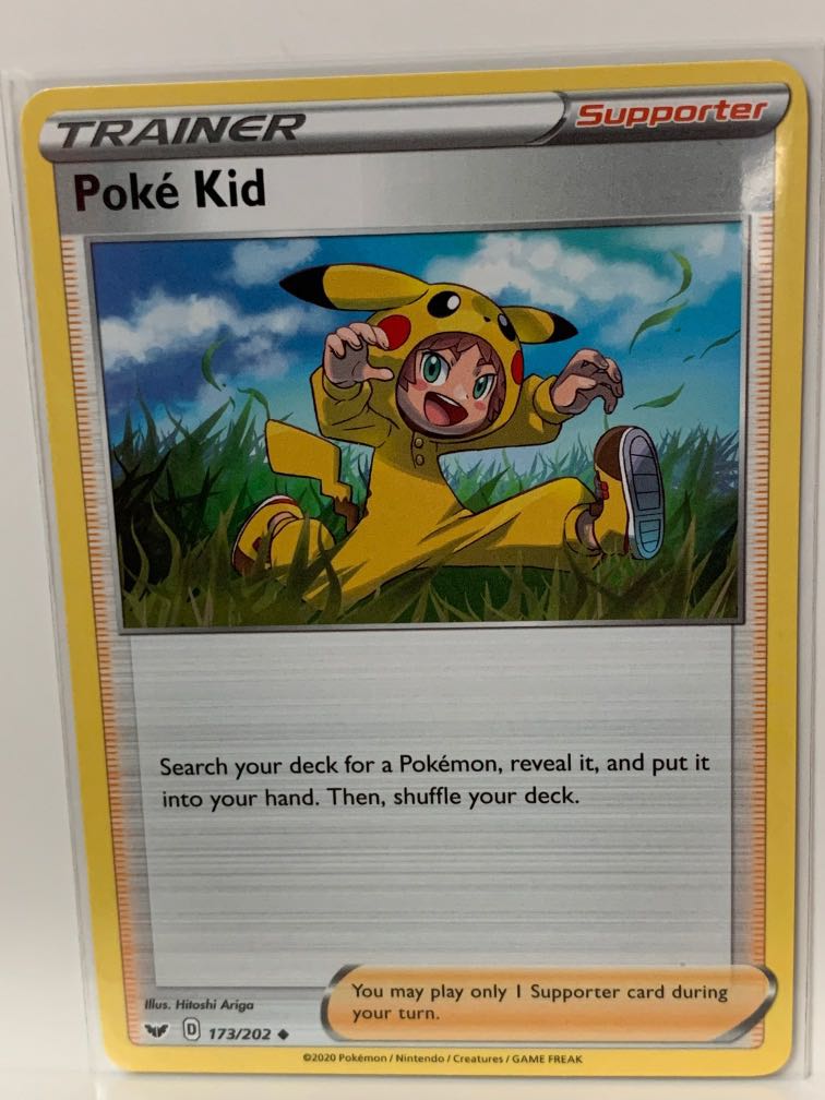 Poke Kid Pokemon TCG Sword & Shield, Hobbies & Toys, Toys & Games on ...