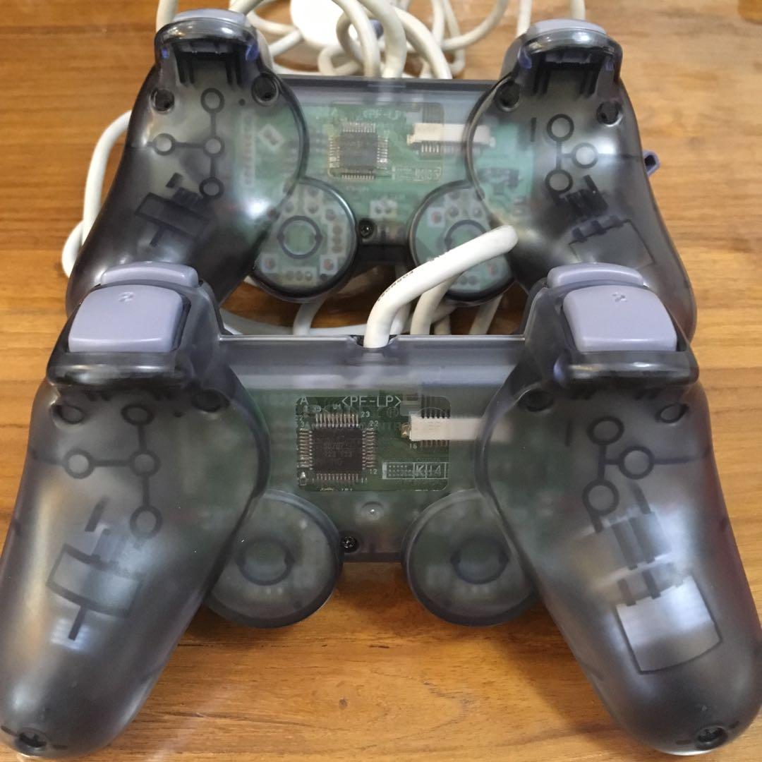 PSOne DualShock Controller (Transparent / Clear Back), Video Gaming ...