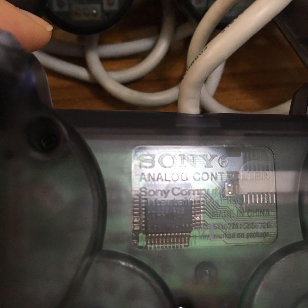 PSOne DualShock Controller (Transparent / Clear Back), Video Gaming ...