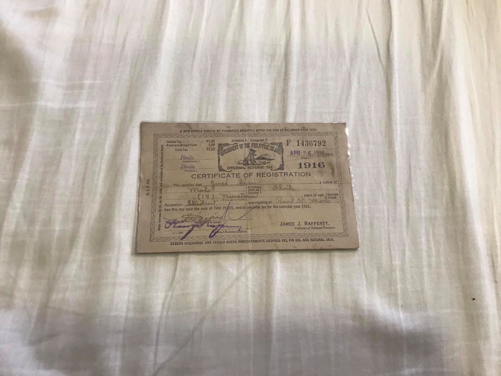 Rare Antique Cedula 1916, Hobbies & Toys, Memorabilia & Collectibles ...