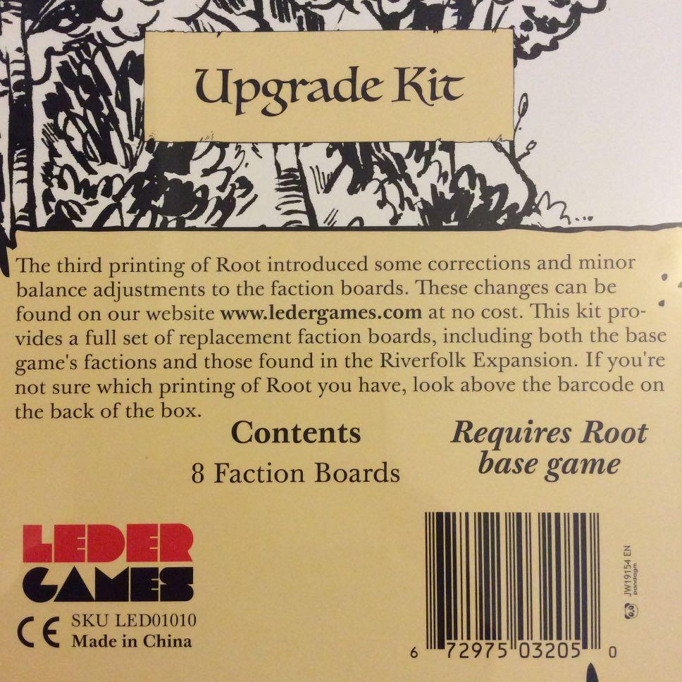 Root 3rd Printing Upgrade Pack, Hobbies & Toys, Toys & Games on Carousell