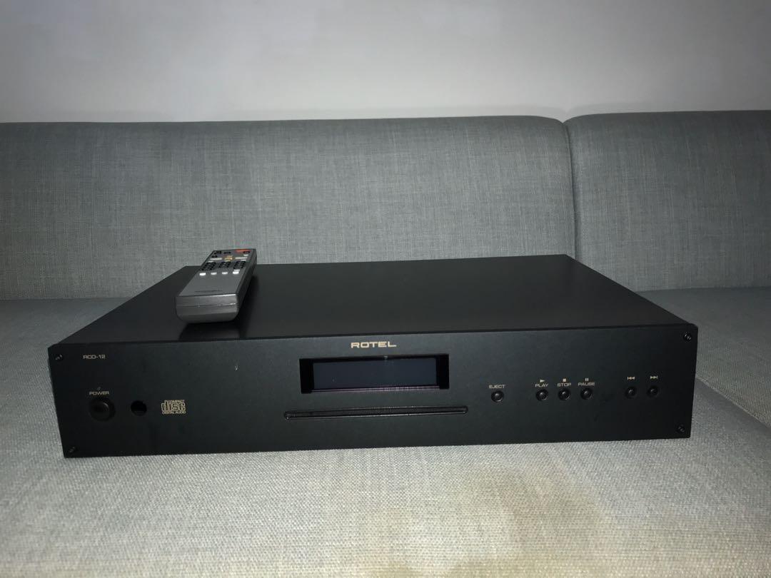 Rotel RCD-12 CD Player Black, Audio, Portable Music Players on Carousell
