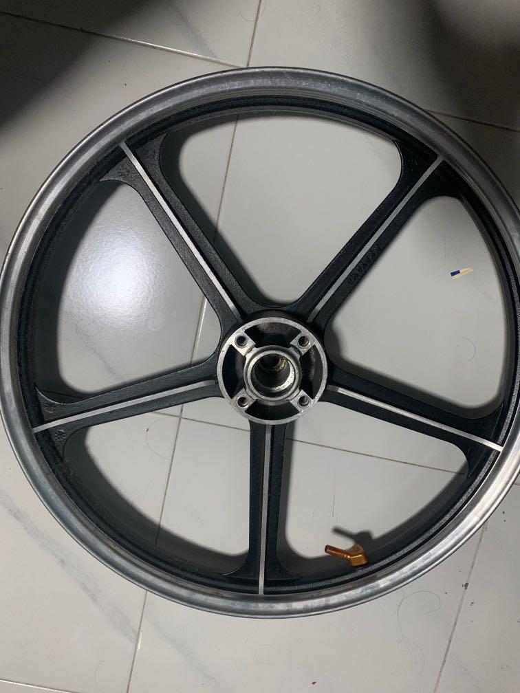 RXZ rims, kawa racing GTO and 1 black takasago excel rim, Motorcycles ...