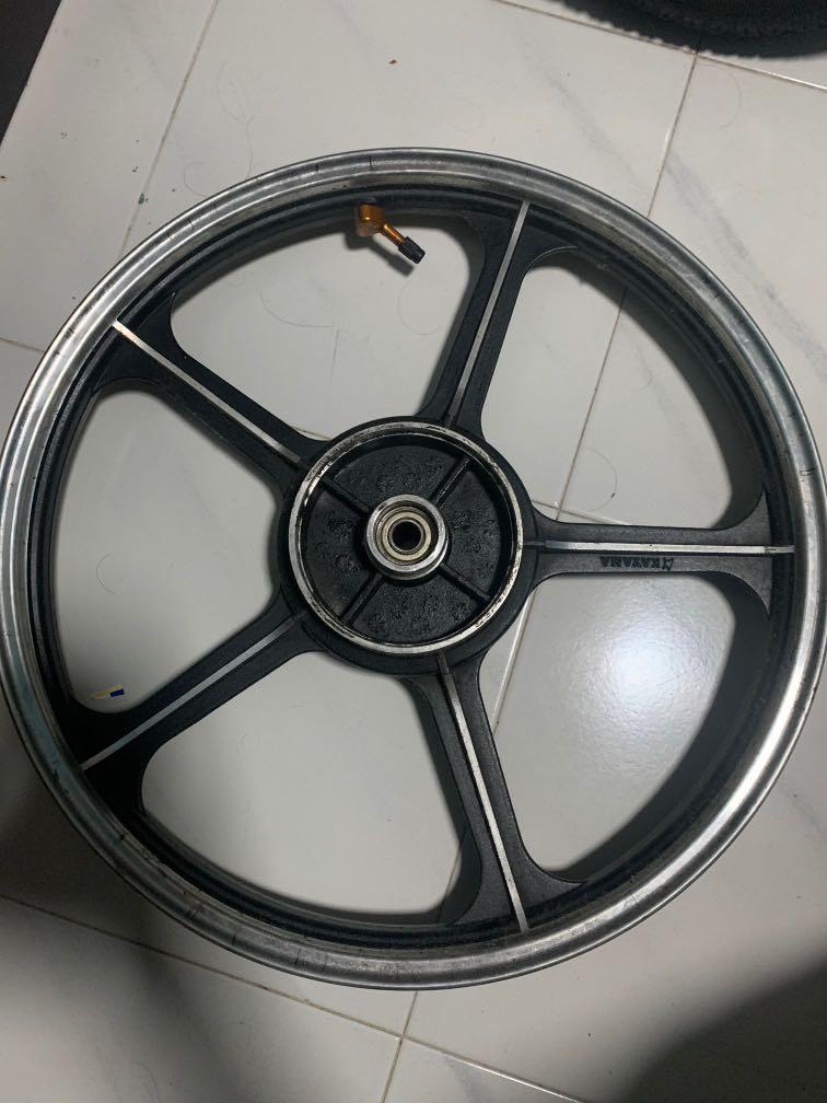 RXZ rims, kawa racing GTO and 1 black takasago excel rim, Motorcycles ...