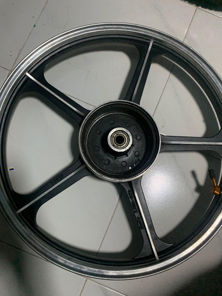 RXZ rims, kawa racing GTO and 1 black takasago excel rim, Motorcycles ...
