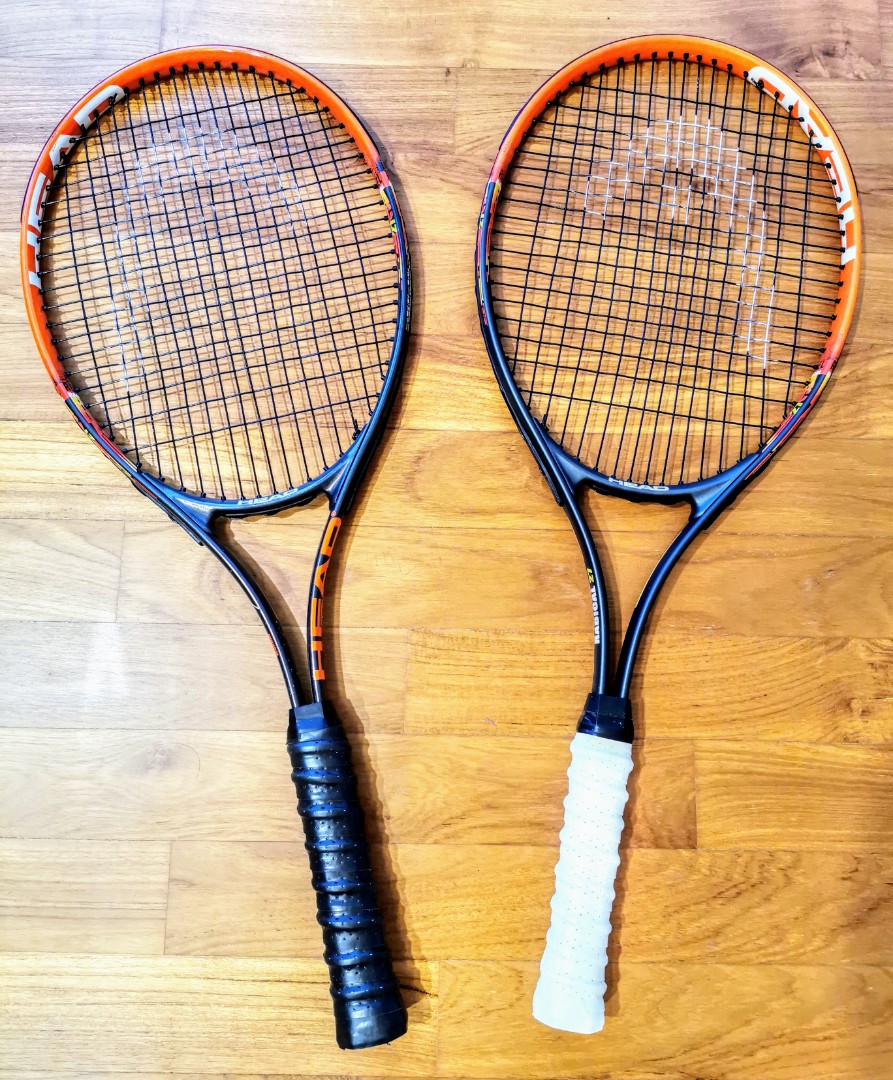 2x Tennis rackets (Head Radical 27), Sports Equipment, Sports & Games ...