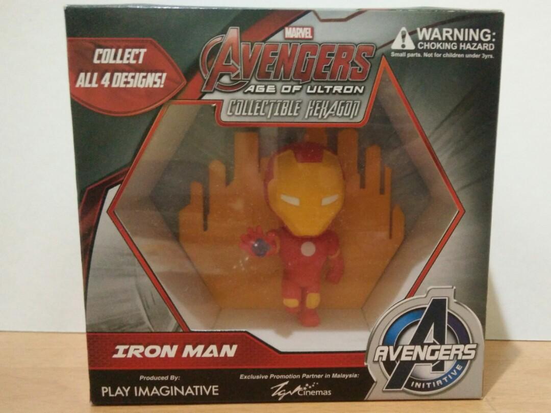 Tgv Cinemas Avengers: Age Of Ultron Collectible Hexagon Iron Man ...
