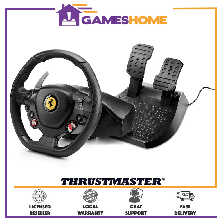 Thrustmaster T80 Ferrari 488 GTB Edition (PC/PS4), Video Gaming, Gaming ...